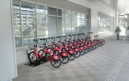 C5-04.みなとパーク芝浦(ドコモ・バイクシェア,港区自転車シェアリング)のレンタサイクル(自転車)・シェアサイクルポート情報 | RYDE CYCLE ライドサイクル