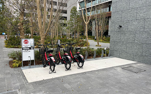 C5-49.プラウドタワー芝浦(ドコモ・バイクシェア,港区自転車シェアリング)のレンタサイクル(自転車)・シェアサイクルポート情報 | RYDE CYCLE ライドサイクル