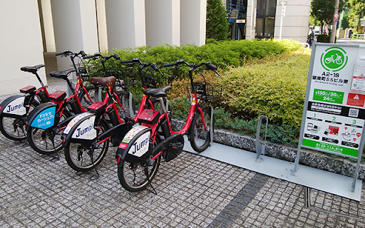 A2-18.猿楽町SSビル東(ドコモ・バイクシェア,千代田区コミュニティサイクル「ちよくる」)のレンタサイクル(自転車)・シェアサイクルポート ...